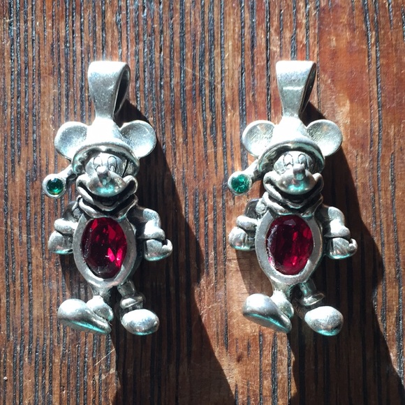 Disney | Accessories | Vtg Disney Mickey Mouse Santa Charms | Poshmark